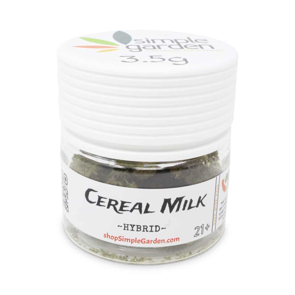 Cereal Milk (Hybrid) - Indoor THCa Flower (3.5g) - Simple Garden